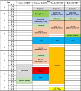 Conference Program – 41st Danubia-Adria Symposium